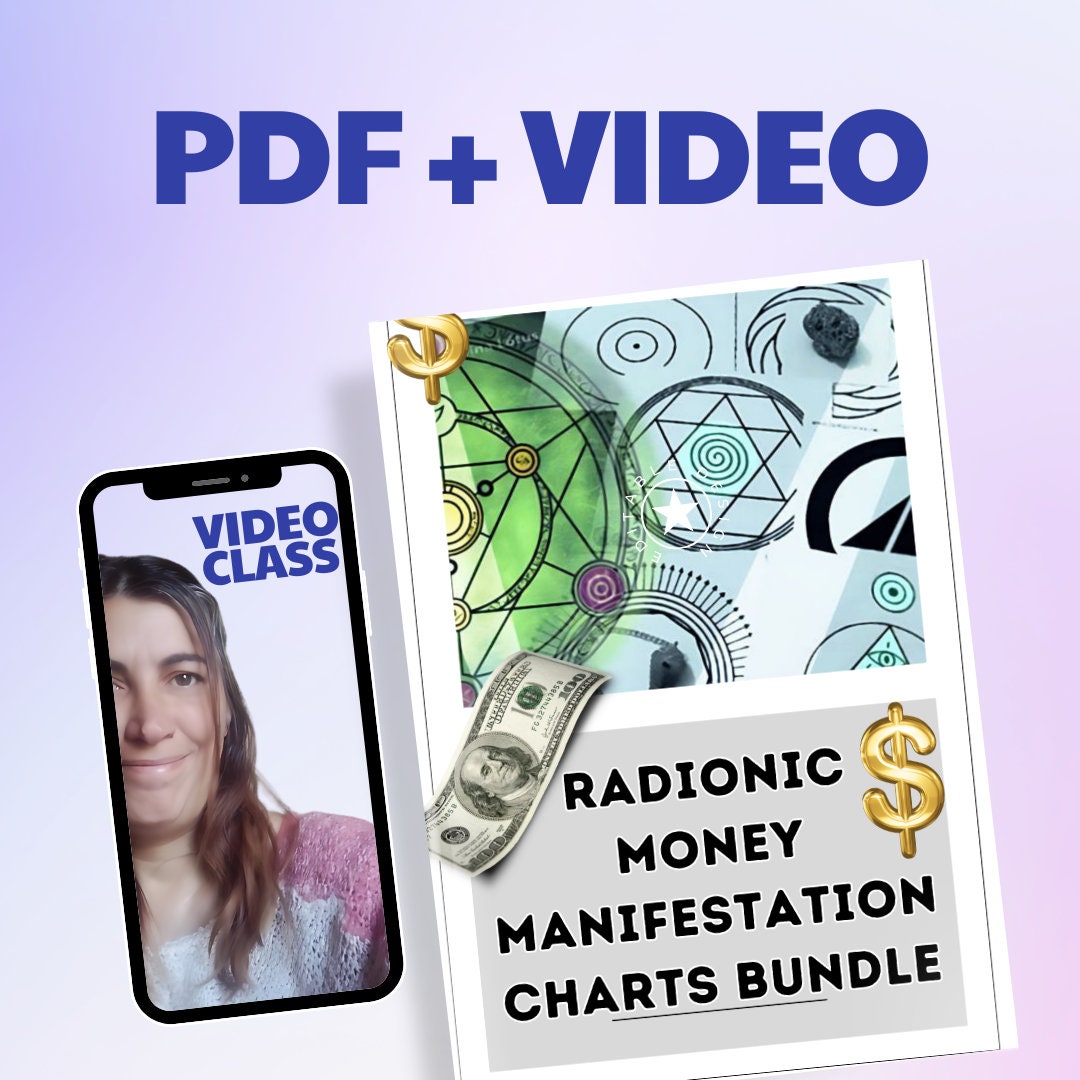 Radionic Money Manifestation Charts Bundle - Etsy