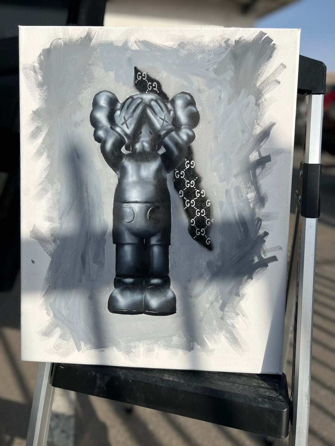 Custom Kaws Painting - Etsy