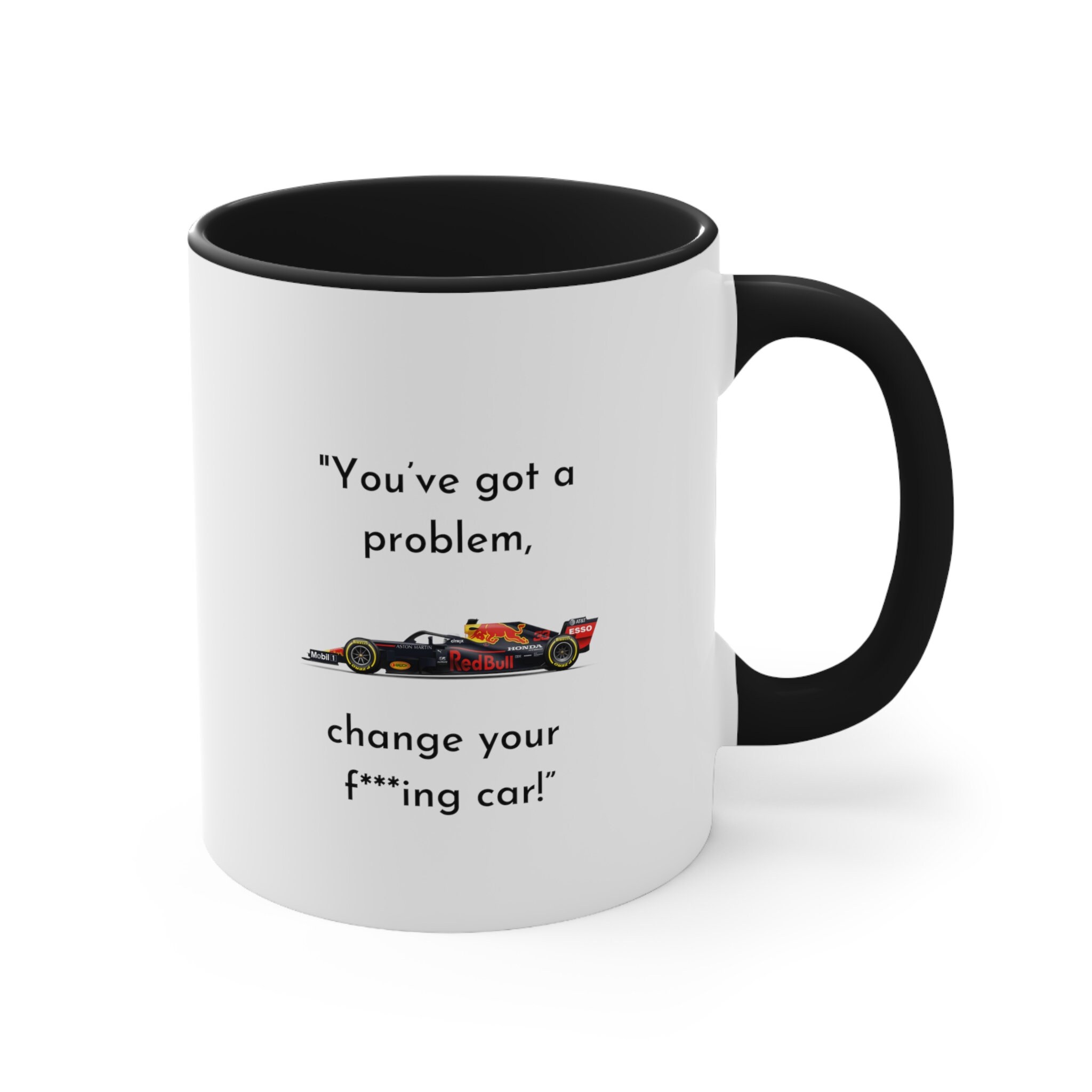 Formula 1 Mug. Two-sided Wolff and Horner Conversation Mug. Red Bull ...