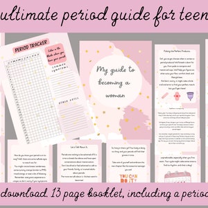 PERIOD BUNDLE Guide. Information Booklet for Teenage Girls. My Guide to ...