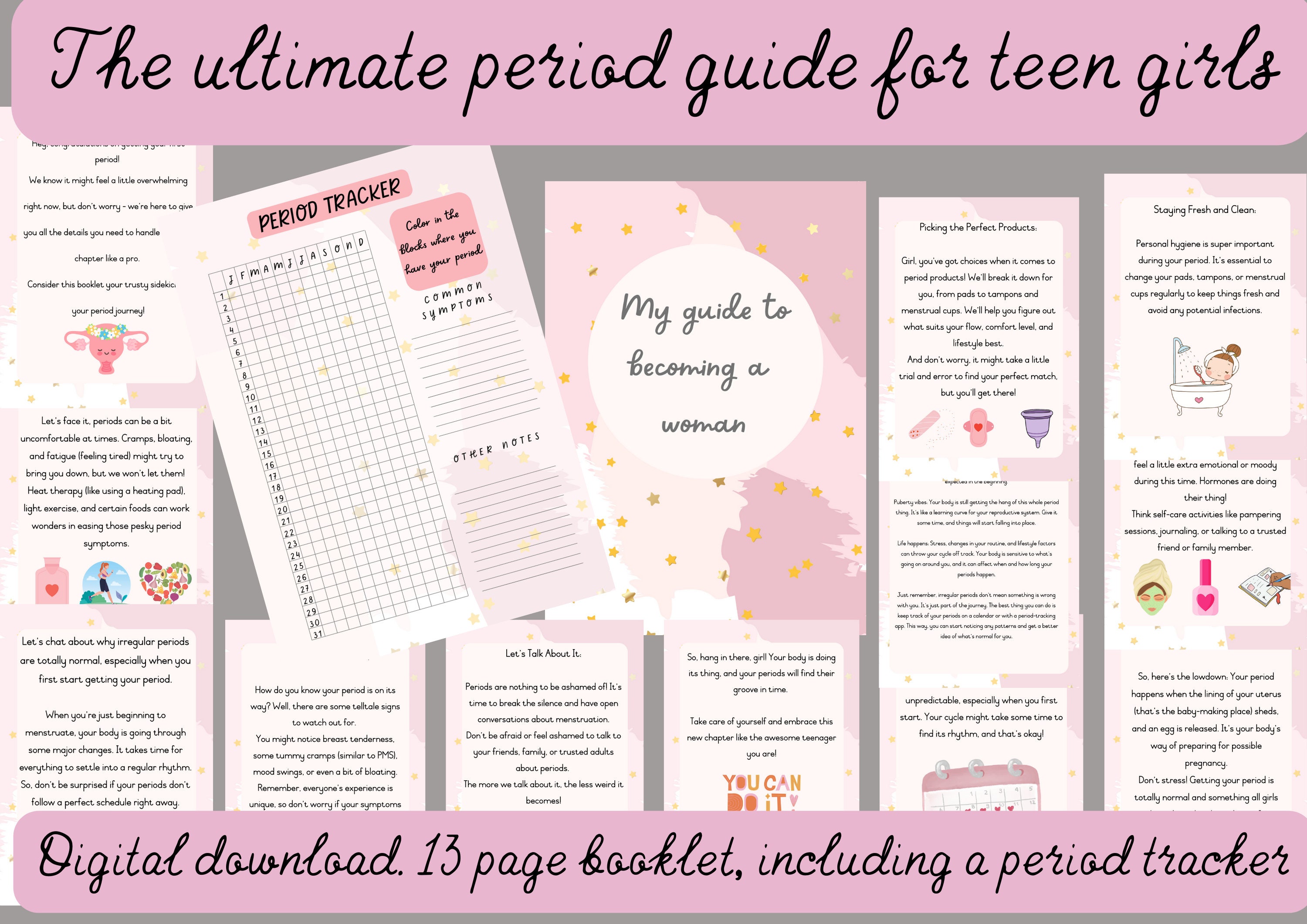 PERIOD BUNDLE Guide. Information Booklet for Teenage Girls. My Guide to ...