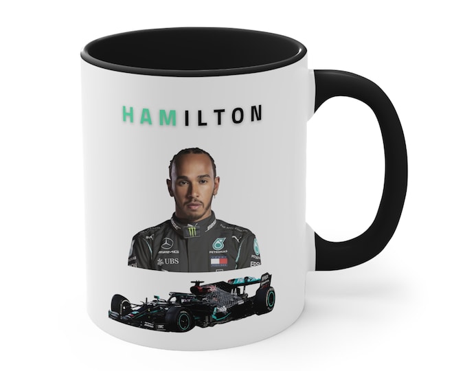 Lewis Hamilton Mug GOAT Formula 1 Fan Gift Coffee Mug George Russell ...