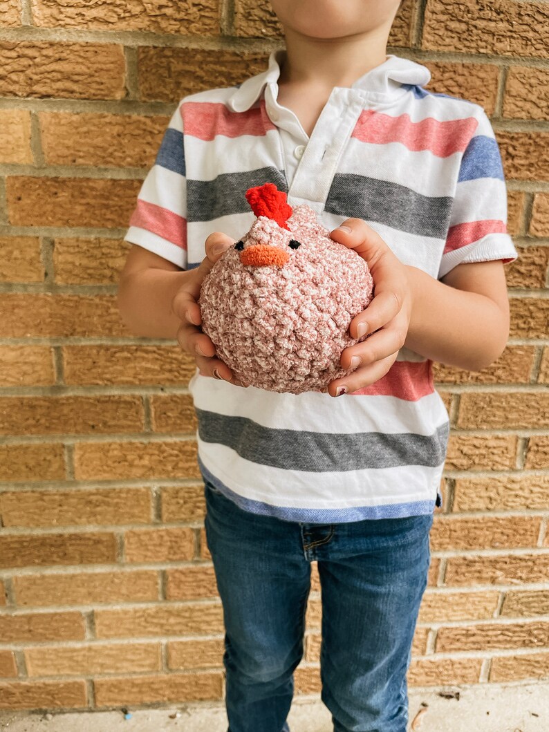 CUSTOM Chicken Stuffed Animal Crochet Chicken Stuffy - Etsy
