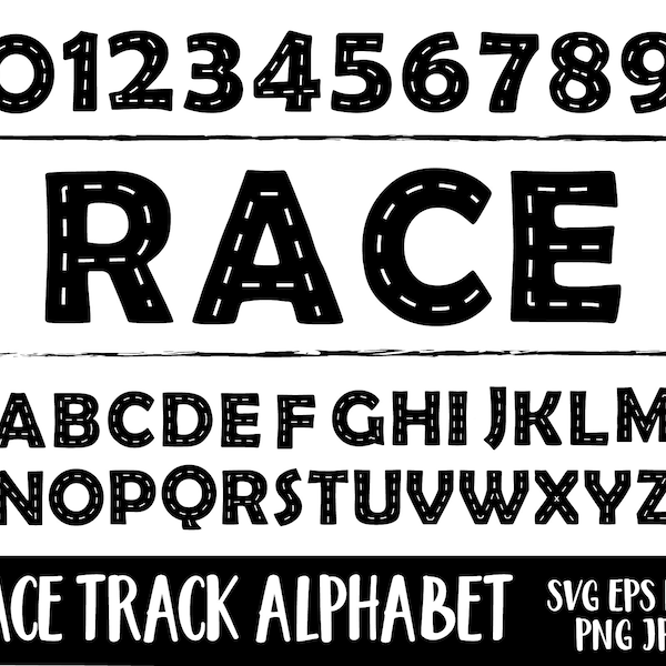 Race Car Track - Etsy