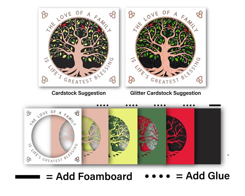 3D Cardinal Bird Tree Shadow Box, Memorial Gift, Cardinal Tree ...