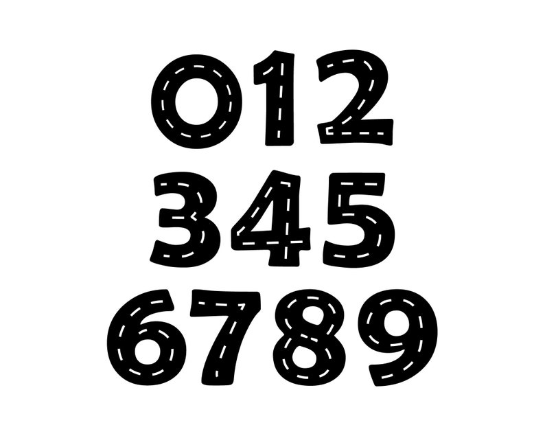 Race Track Alphabet SVG, Números de carretera, Letras SVG, Road Bundle ...