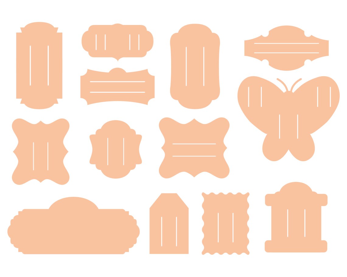 Bow Card Template SVG, Bow Display Card, Hair Clip Display Card Svg ...