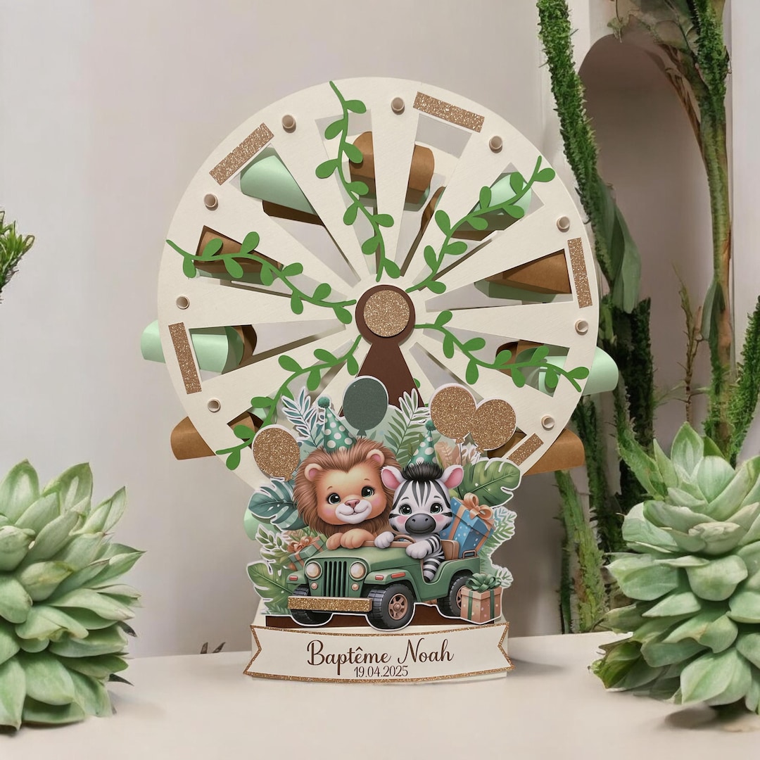 Ferris Wheel Display + 24 Candy Boxes/containers - Jungle Safari - Etsy