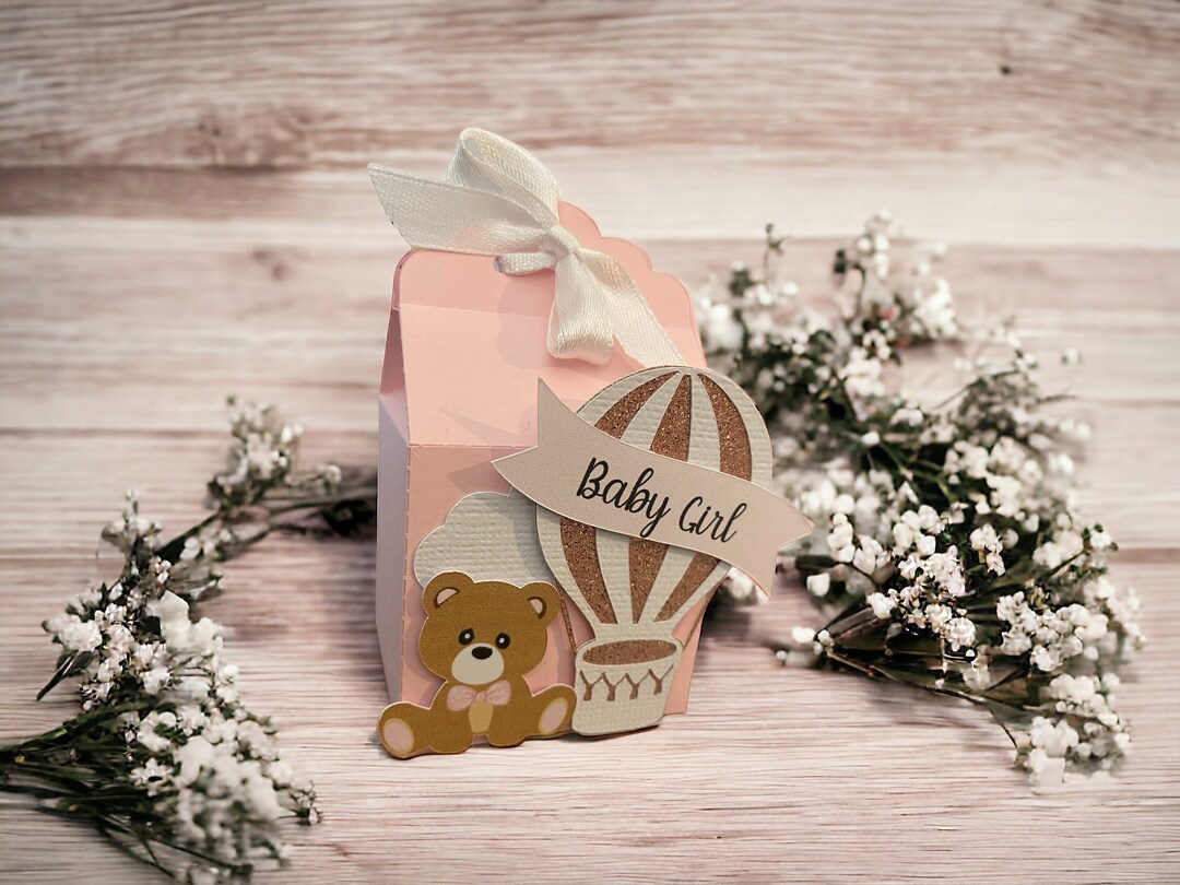Personalized Pale Pink Girl's Sweets/candy Boxes/containers Ourson ...