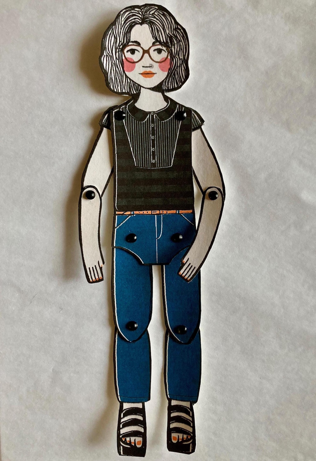 Custom Paper Doll Portrait: Personalized Family Illustration - Etsy