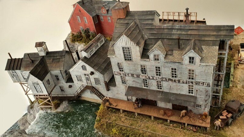 Diorama rust Rock Falls Scale Diorama laser Cut in H0 1:87 - Etsy