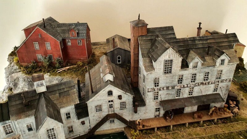 Diorama rust Rock Falls Scale Diorama laser Cut in H0 1:87 - Etsy