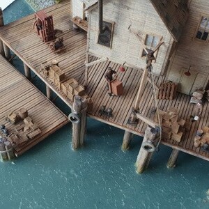 Diorama doverton Wharf Scale Diorama laser Cut - Etsy Ireland