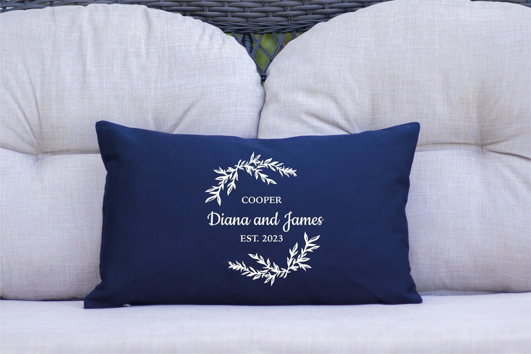 Personalized Wedding Gifts, Wedding Pillow Cover, Gift for Couples ...
