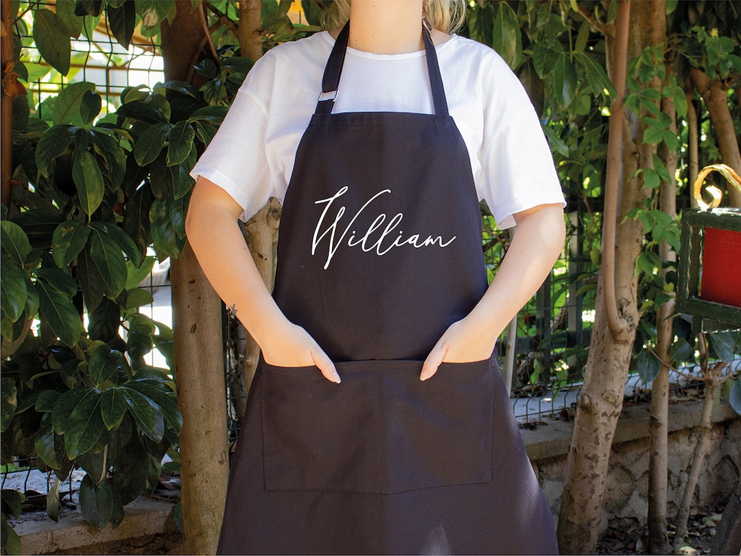 Personalized Name Apron, Custom Name Apron, Personalized Apron, Kitchen ...