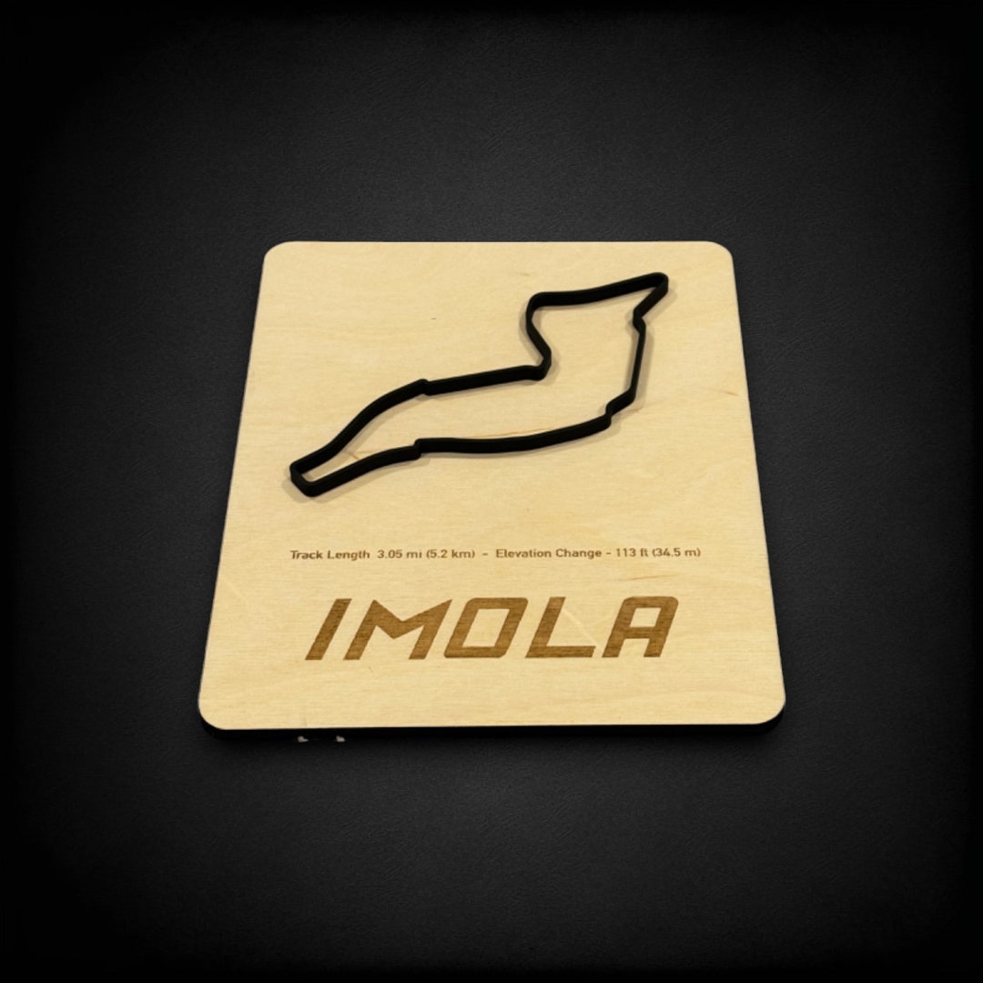 Imola Track Map Wall Art medium Size - Etsy