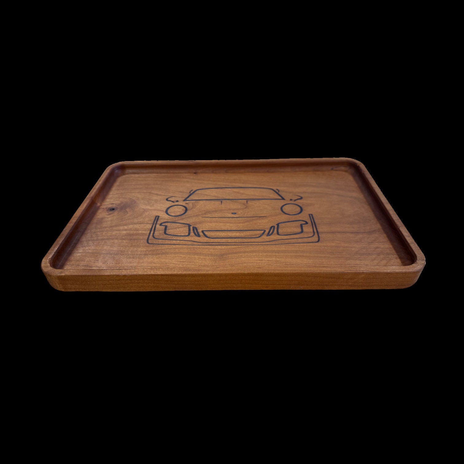 Porsche GT3 RS Tray large, Epoxy Inlay, CNC Cut Locally Sourced ...