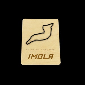 Imola Track Map Wall Art medium Size - Etsy