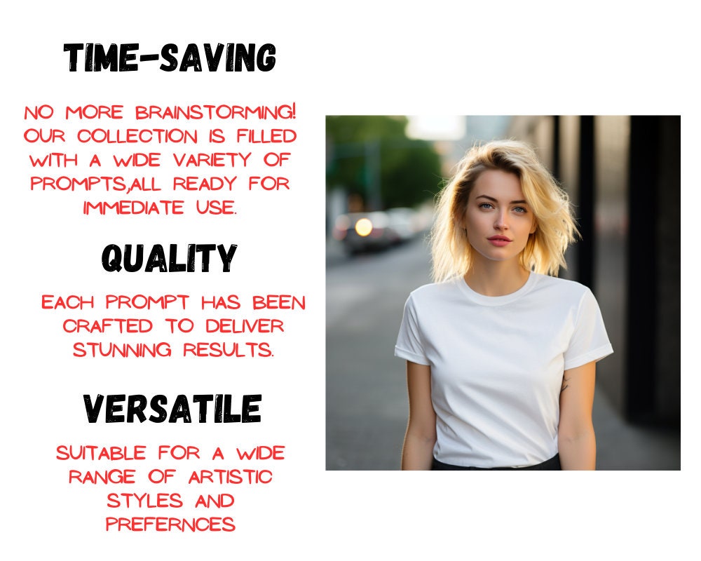 250+midjourney Tshirt Model Mockup Prompts,tshirt Mockup Prompts,ai Art ...