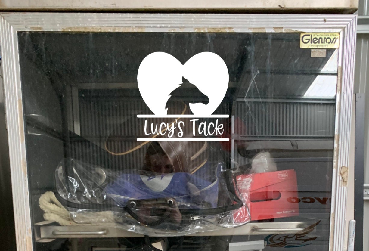 Custom Name Horse Float Decal Sticker; Horse Decal for Car, Float ...