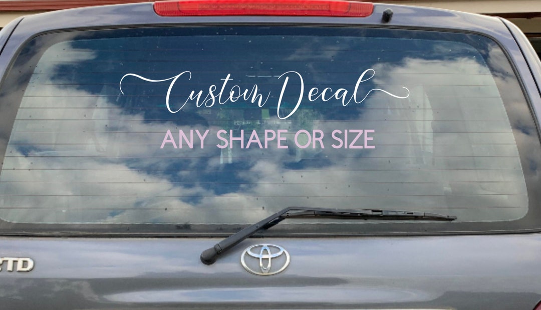 Custom Car Decal; Custom Vinyl Sticker for Car, Horse Float, Trailer ...