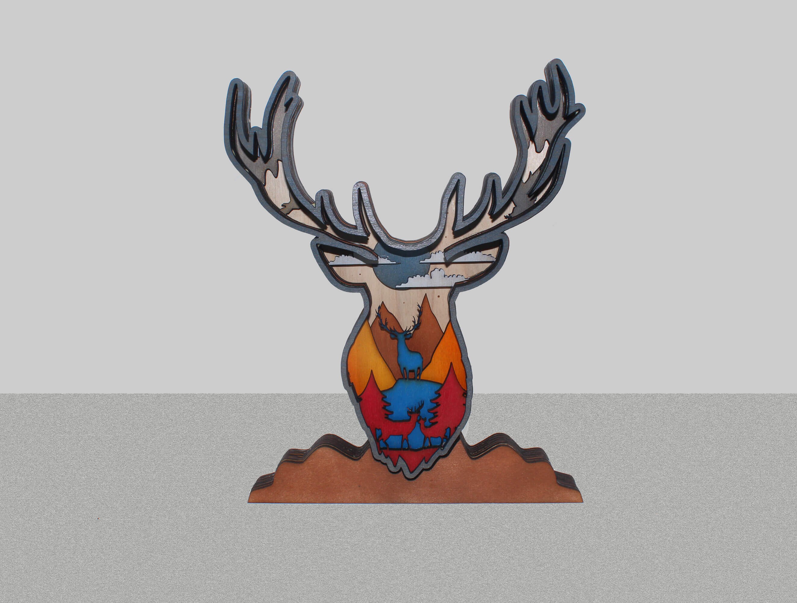 Digital Files / Laser Cut Files / SVG File for Glowforge / 3D Effect ...