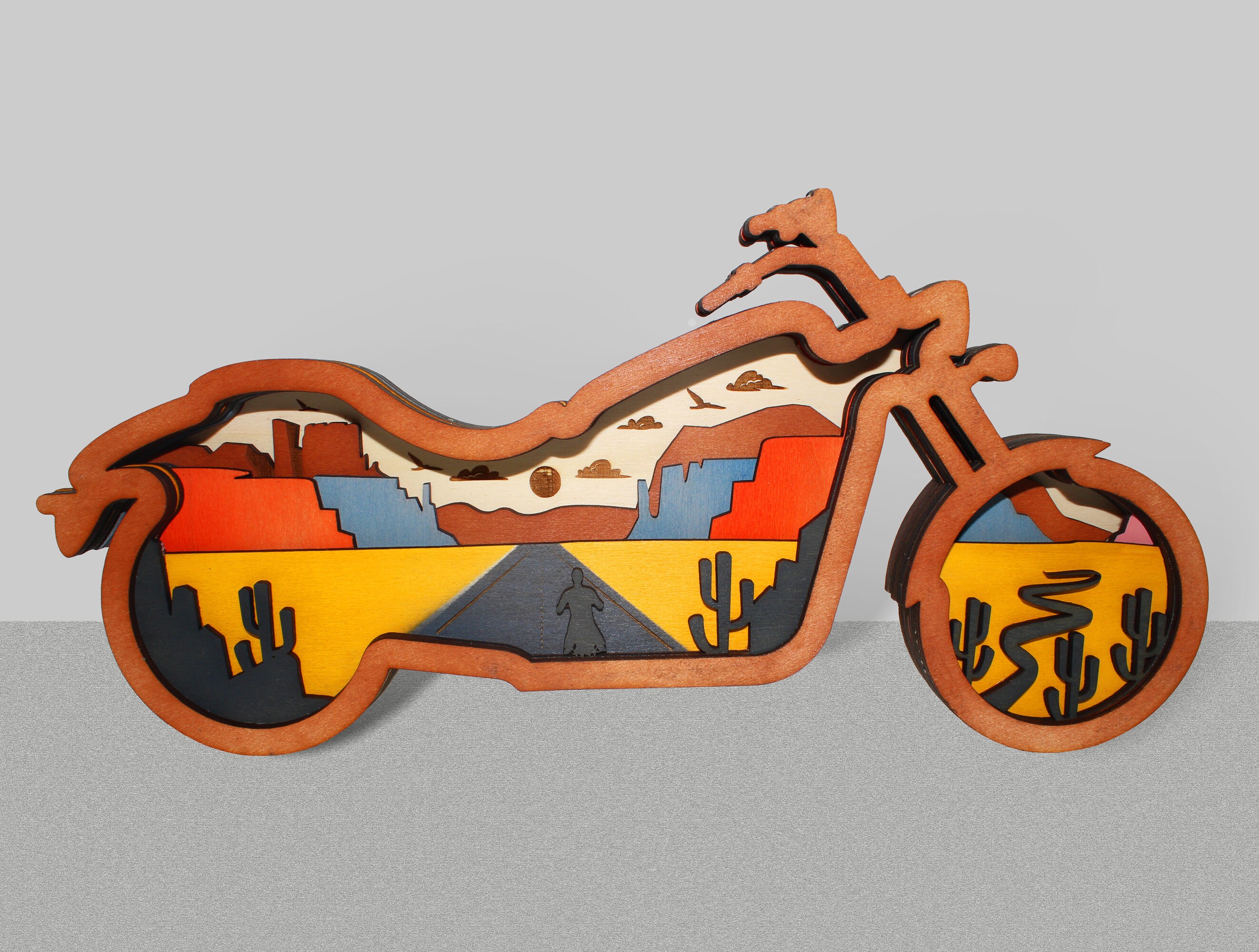 Digital Files / Laser Cut Files / SVG File for Glowforge / 3D Effect, 6 ...