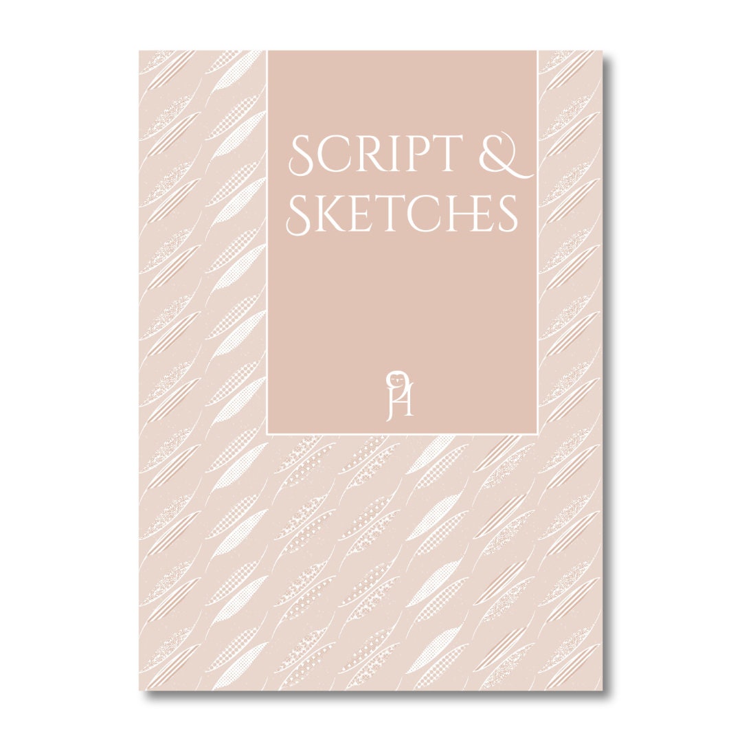 Script & Sketches 9 Owls, a Notebook and Sketchbook Combined, 8.5 X 11 ...