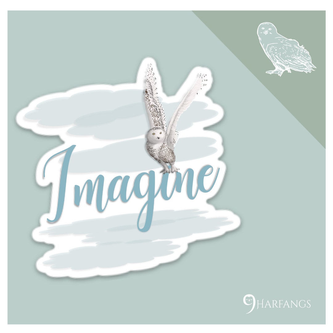 Sticker Imagine Sticker Affirmation Sticker for Your Intentional Life ...