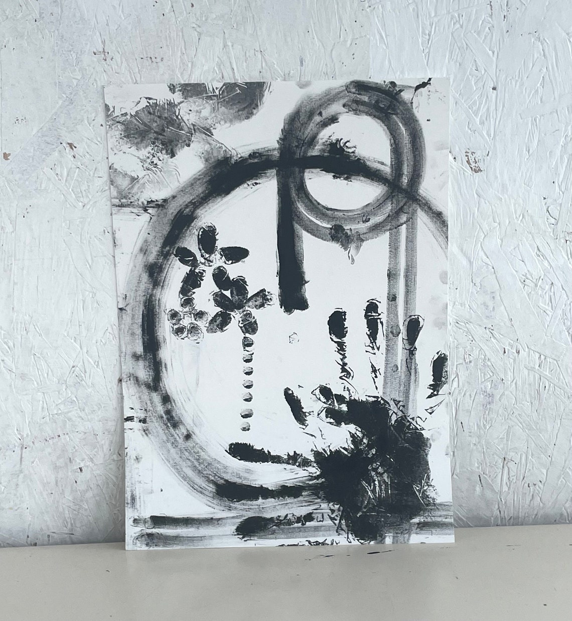 A3 Black & White Ink Poster - Etsy