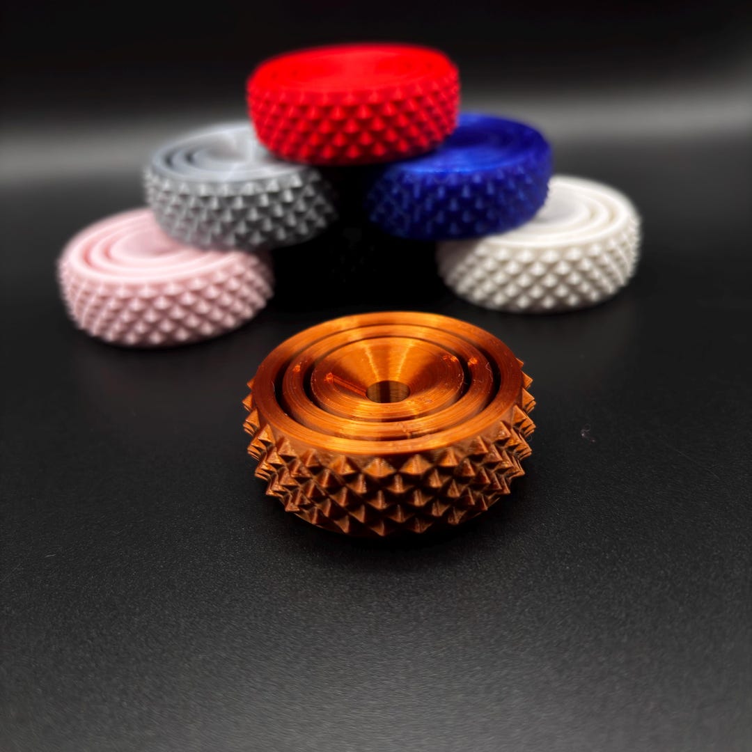 Spiky Fidget Gyroscope Spinner | 3D Printed | Color of Your Choice! - Etsy