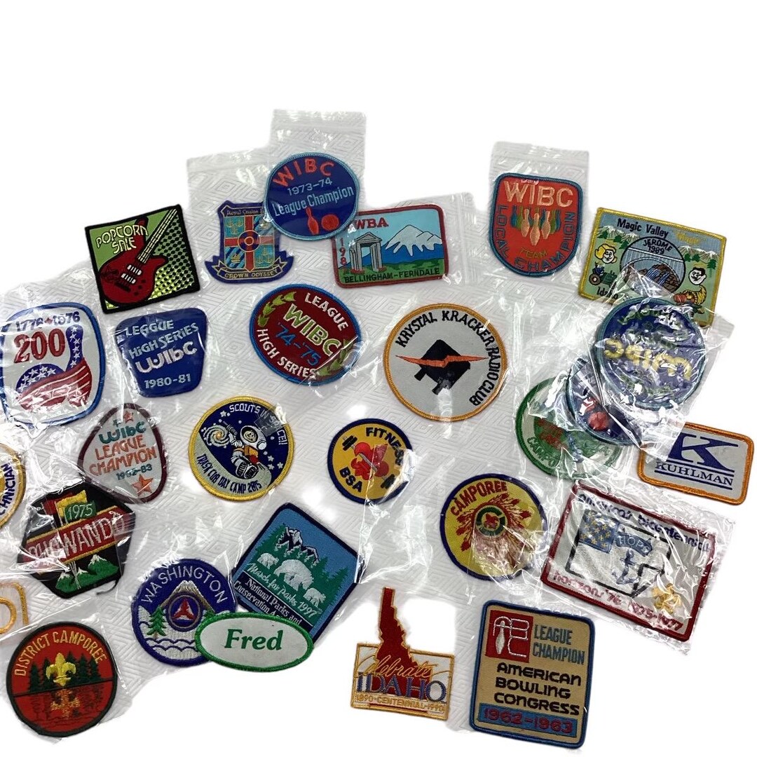 Vintage 60s/70s/80/90s Patch Bundle Set of 30. Made in the USA ...