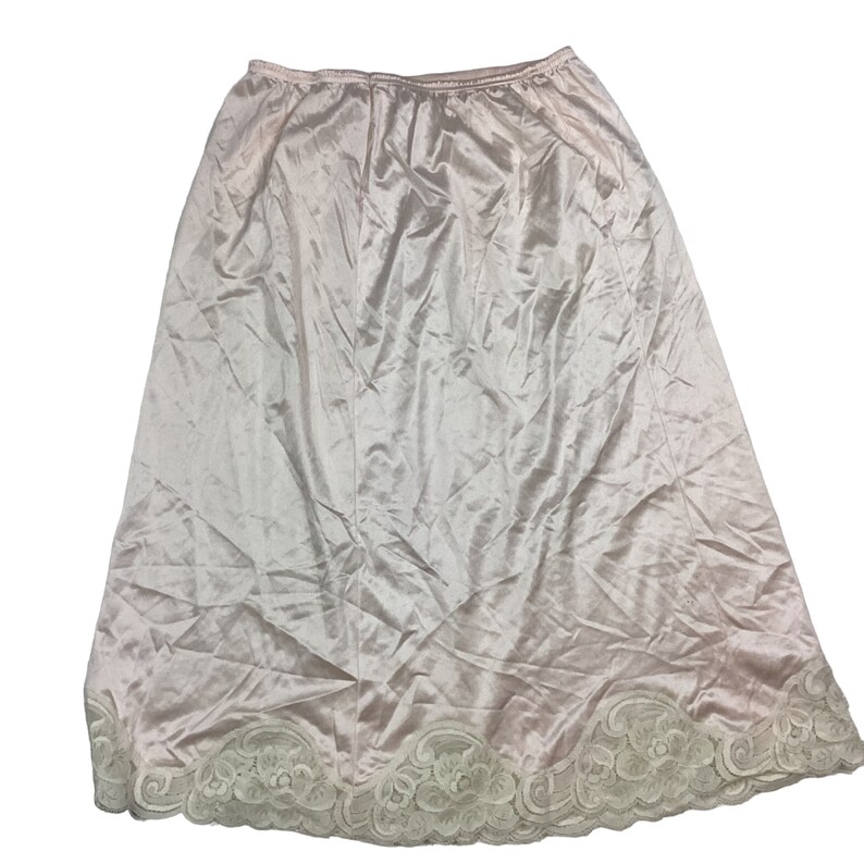Vintage Nylon/lace Trim Half Slip Bundle Set of 7. Pale Pink/creamy ...