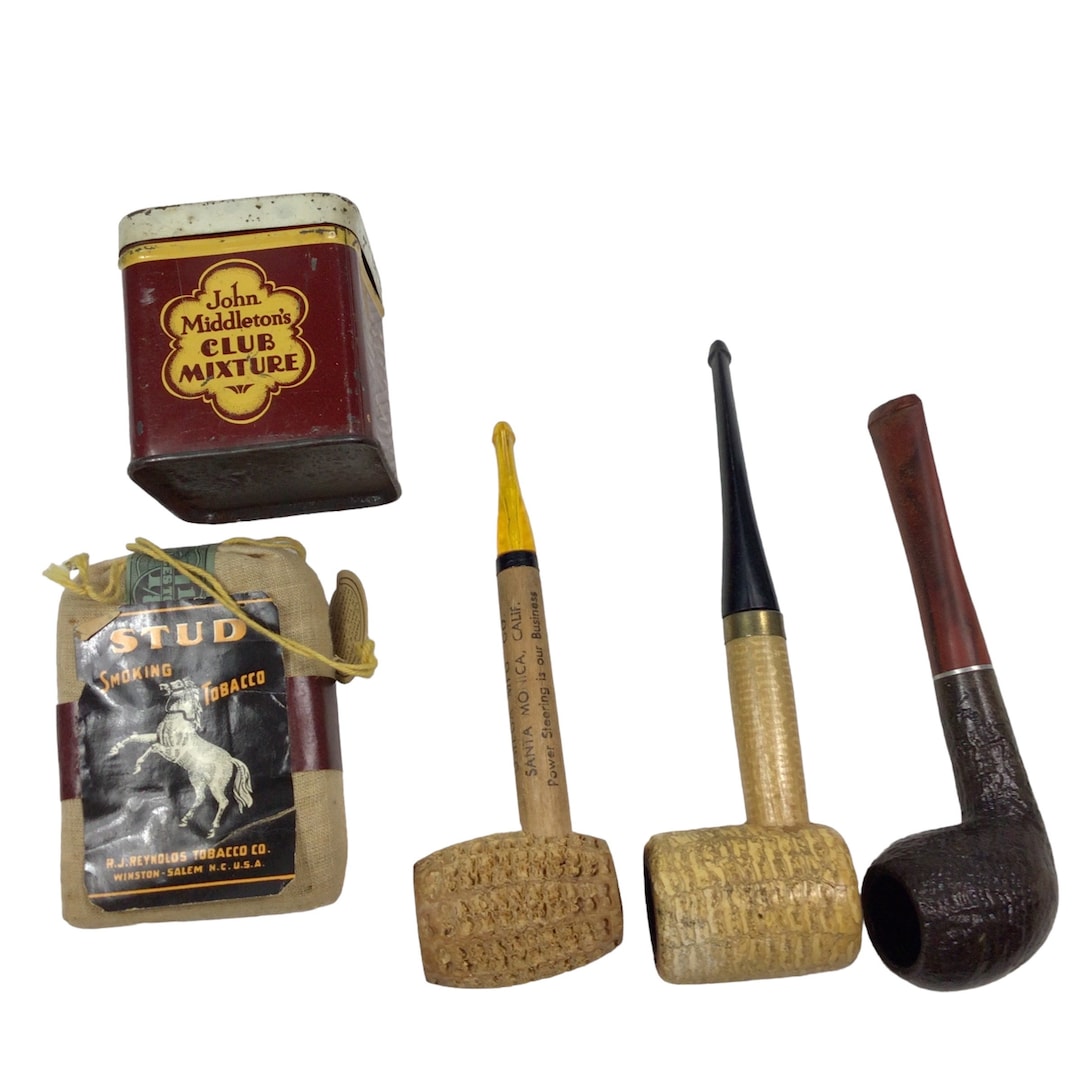Vintage Tobacco Bundle Set of Five. Bundle Stays Together. Collectible ...