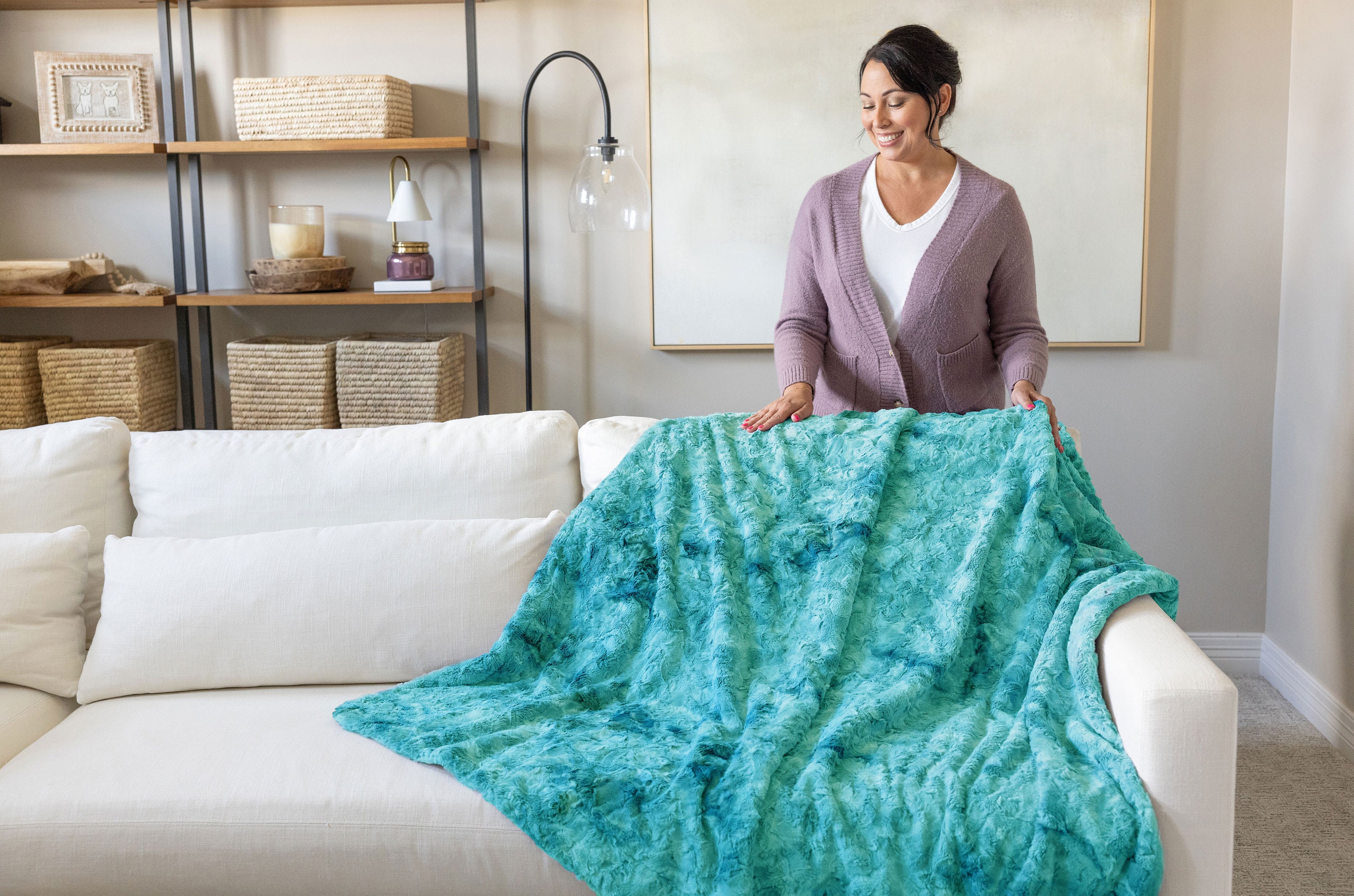 Luxury Minky Blankets, Soft Plush Blanket, Cozy Throw Blanket, Minky ...