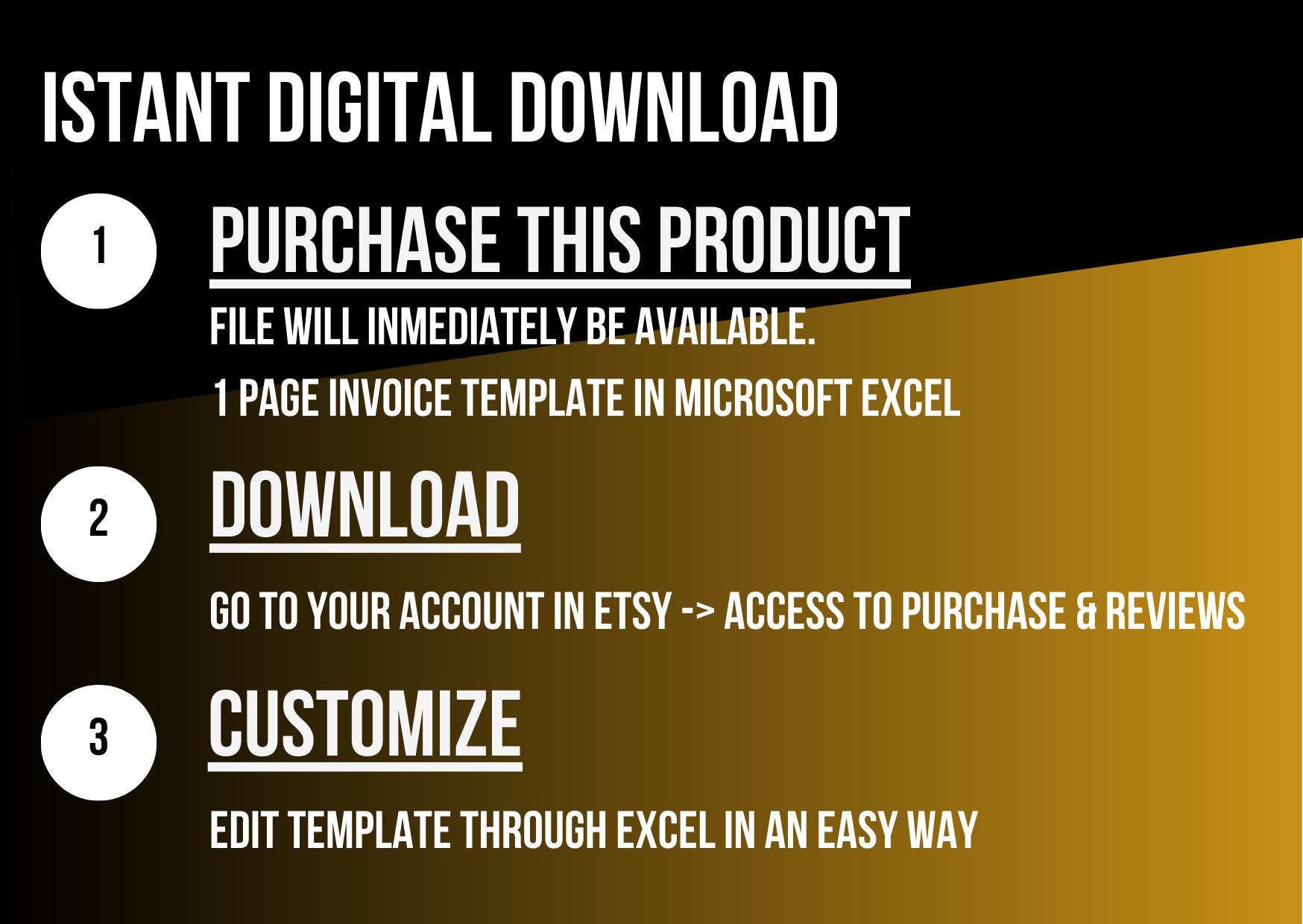 Modern and Professional Invoice Template | Customizable and Printable ...