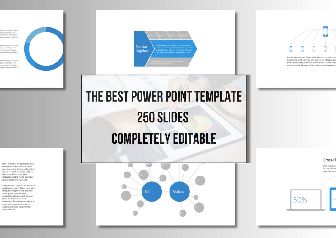The Best Presentation Template Bundle | 250 Unique Slides | Multiple ...