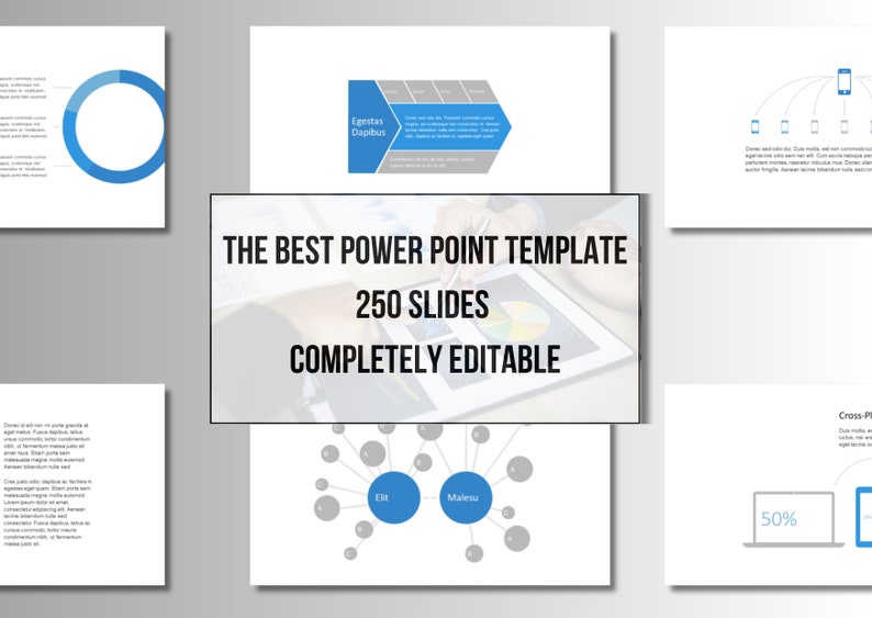 The Best Presentation Template Bundle | 250 Unique Slides | Multiple ...