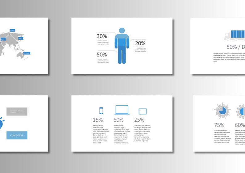 The Best Presentation Template Bundle | 250 Unique Slides | Multiple ...