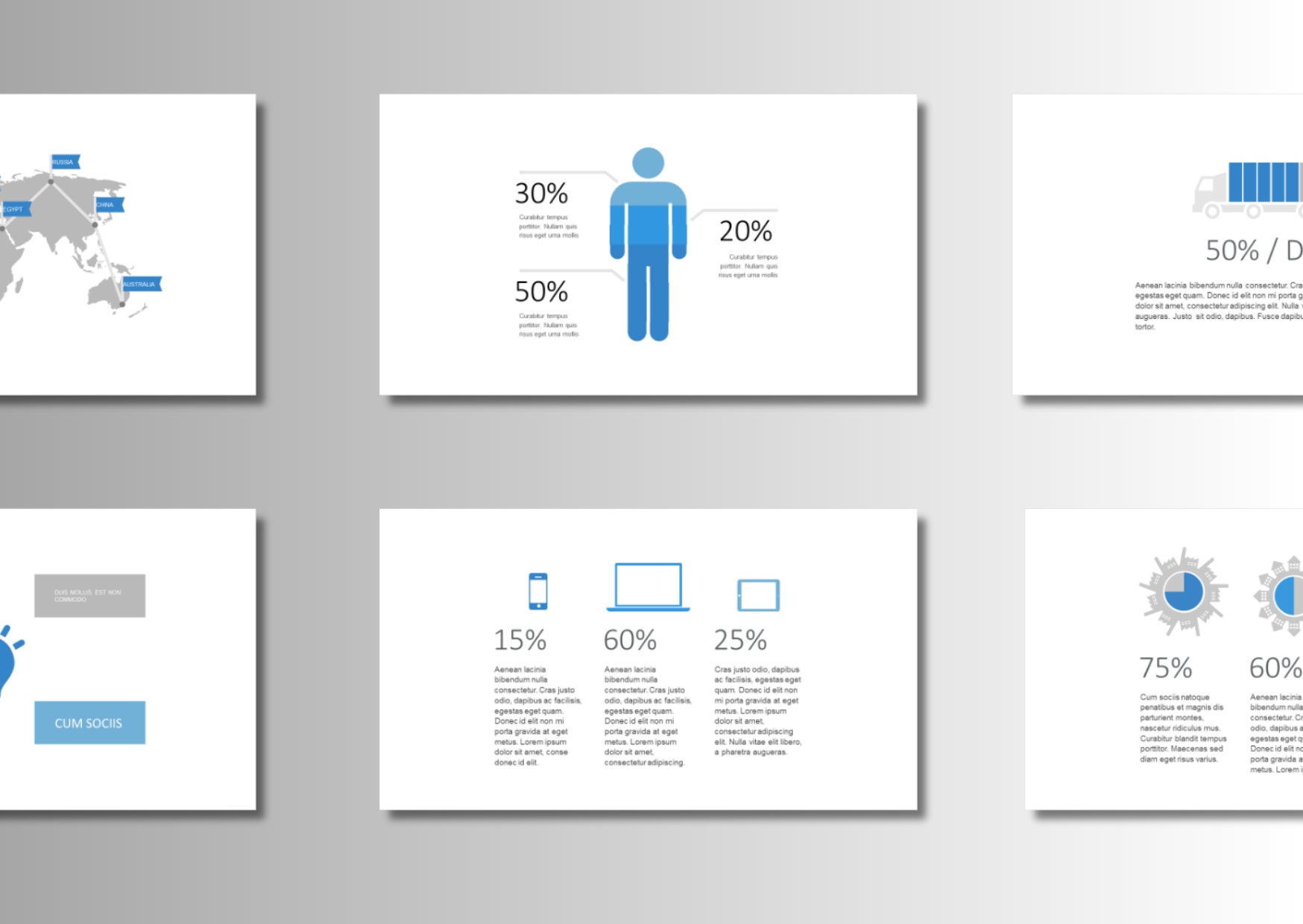 The Best Presentation Template Bundle 250 Unique Slides Multiple ...