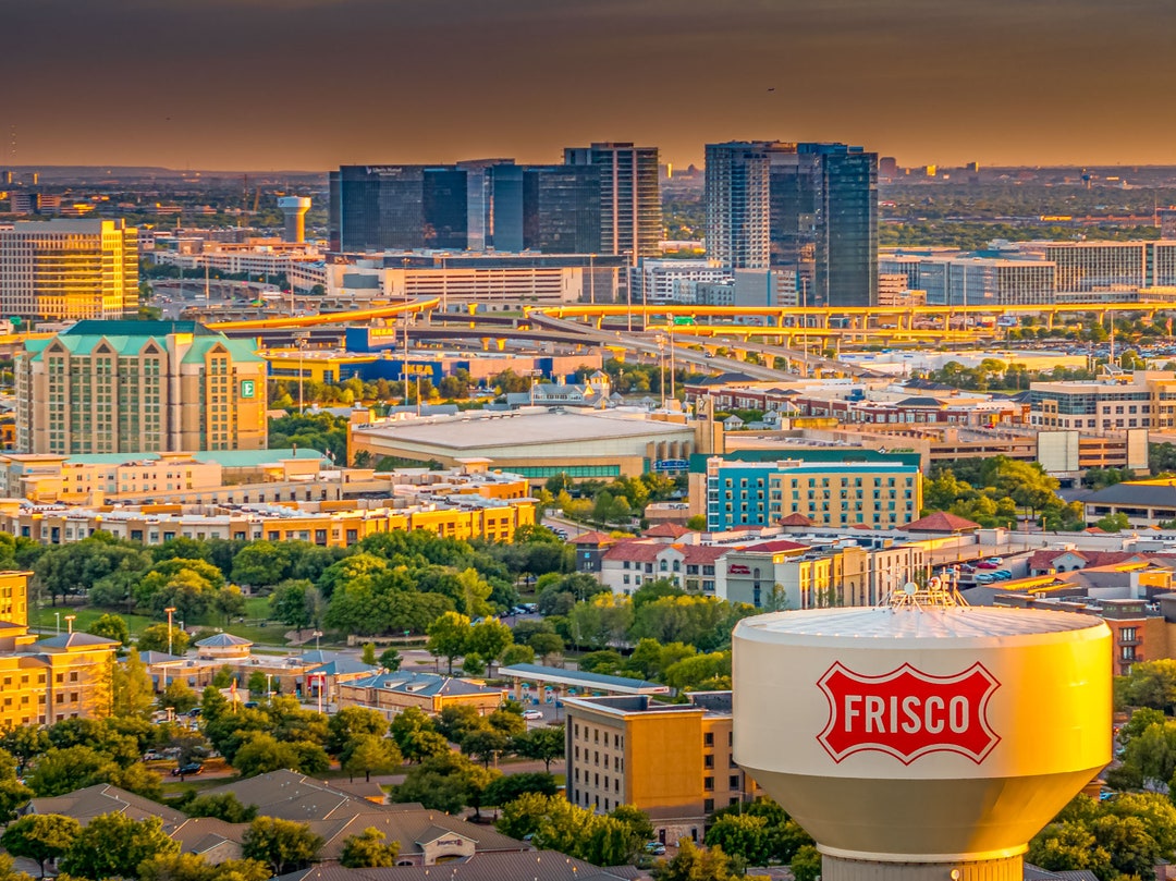 Frisco Water Tower Sunset - Etsy