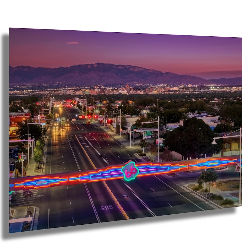Albuquerque Route 66 Sign - Etsy