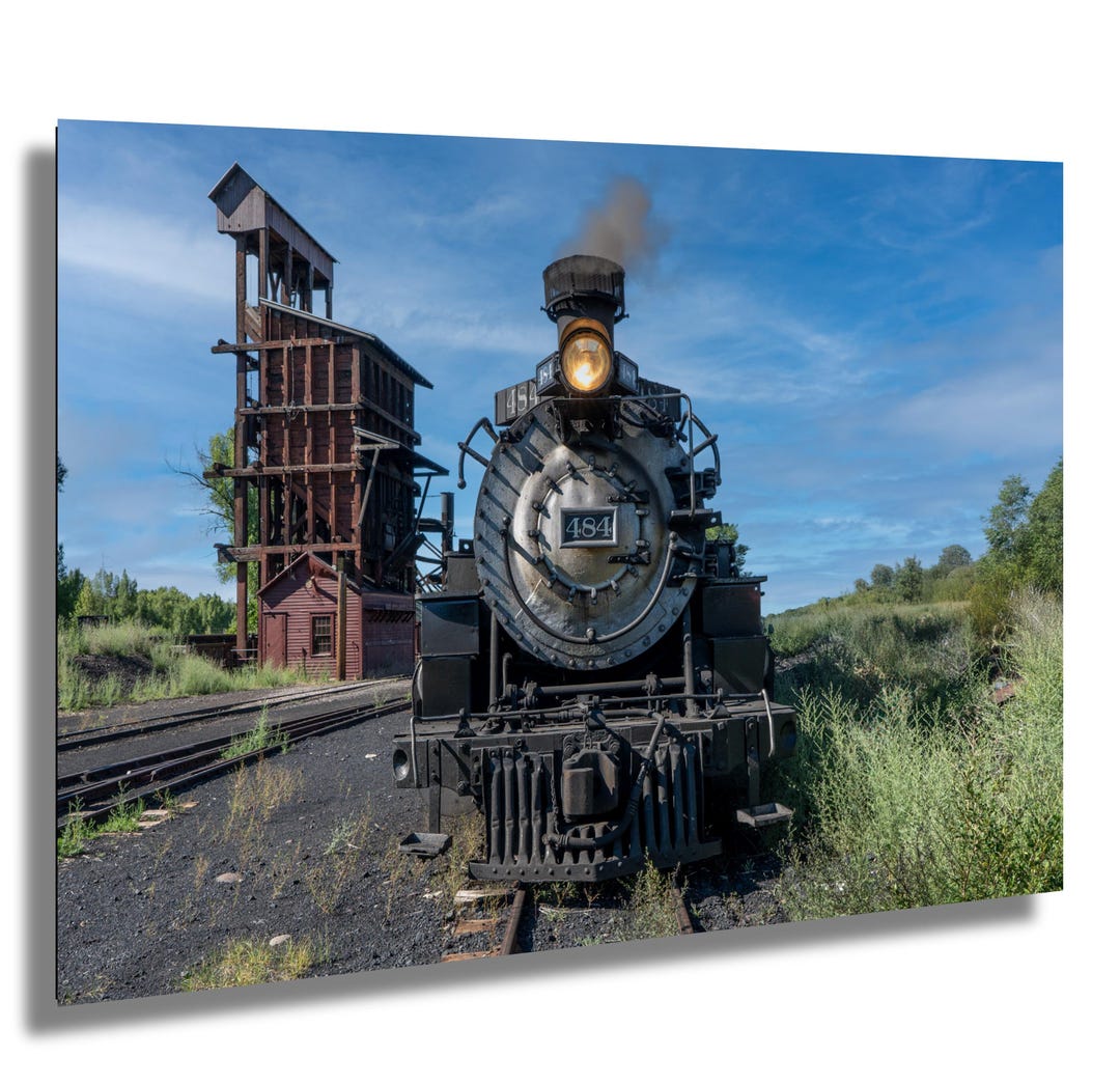 Chama Train #484 Coal Tower - Etsy