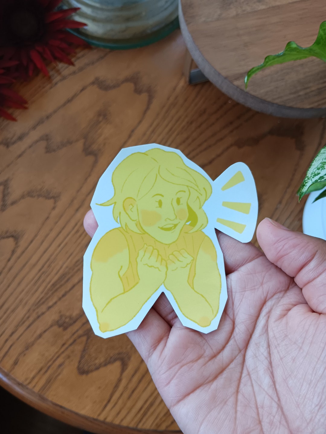 Cheery Graham Girl Vinyl Sticker - Etsy