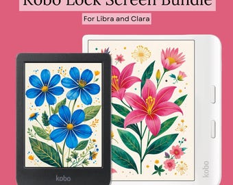 24 Lock Screens for Kobo Libra Colour and Kobo Clara Bw/colour ...