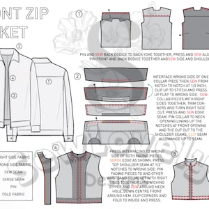 Men's Chore Jacket PDF Sewing Pattern-multi Sizes - Etsy