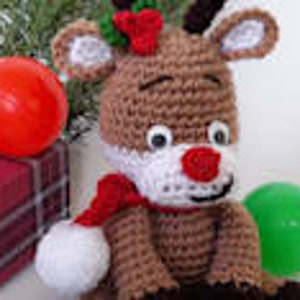 Christmas Reindeer Crochet | Pattern Complete Guide English PDF - Etsy
