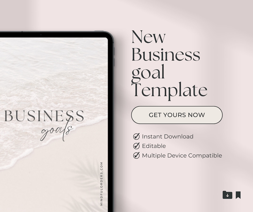 Goal Setting, Digital Template/planner, Goals Tracker, Vision Board - Etsy
