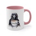 Cawfee Crow Funny Art Coffee Mug Accent Coffee Mug, 11oz - Etsy