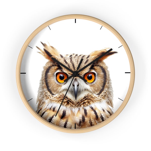 Owl Clock - Etsy